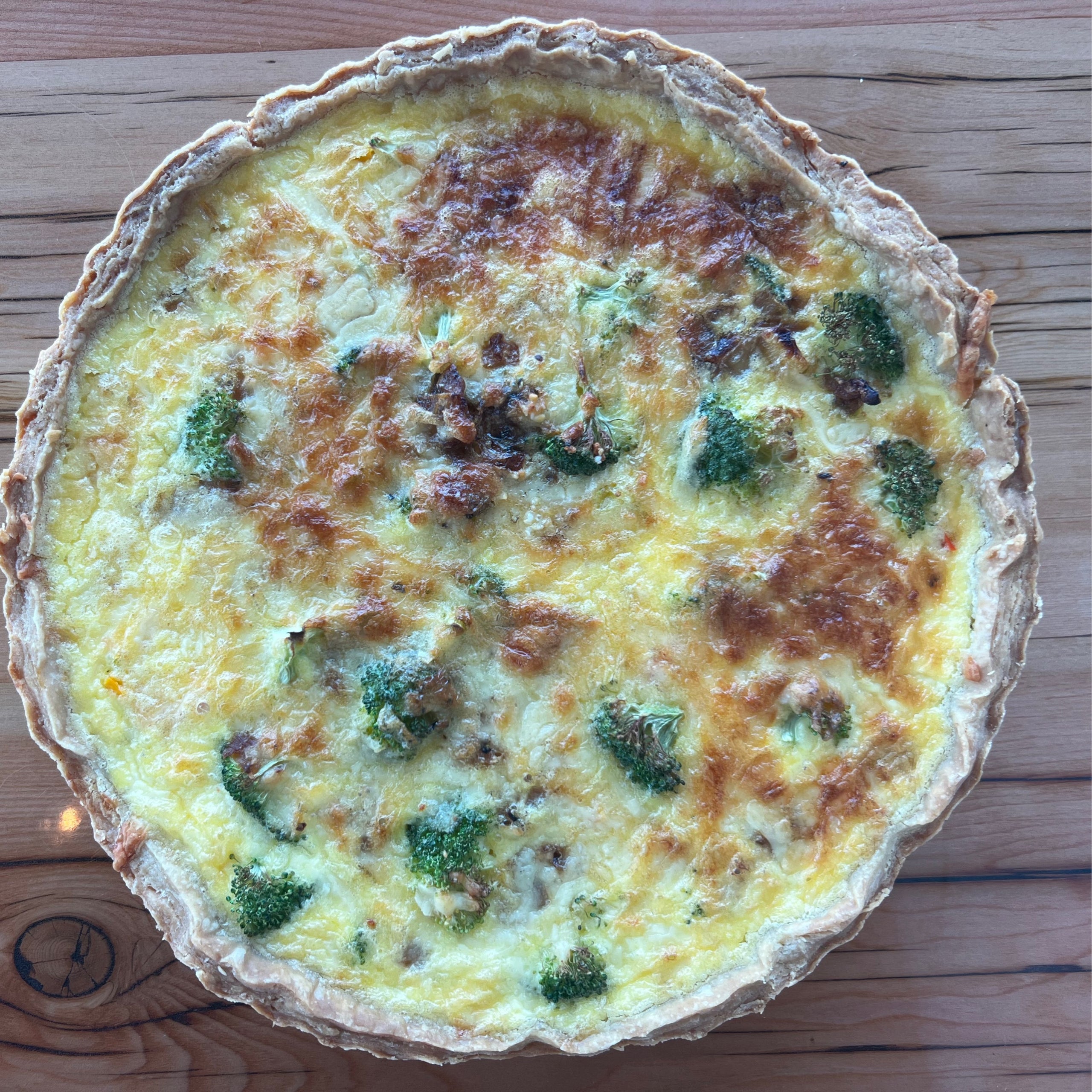Vegetable Quiche | The Cow Path Bakery