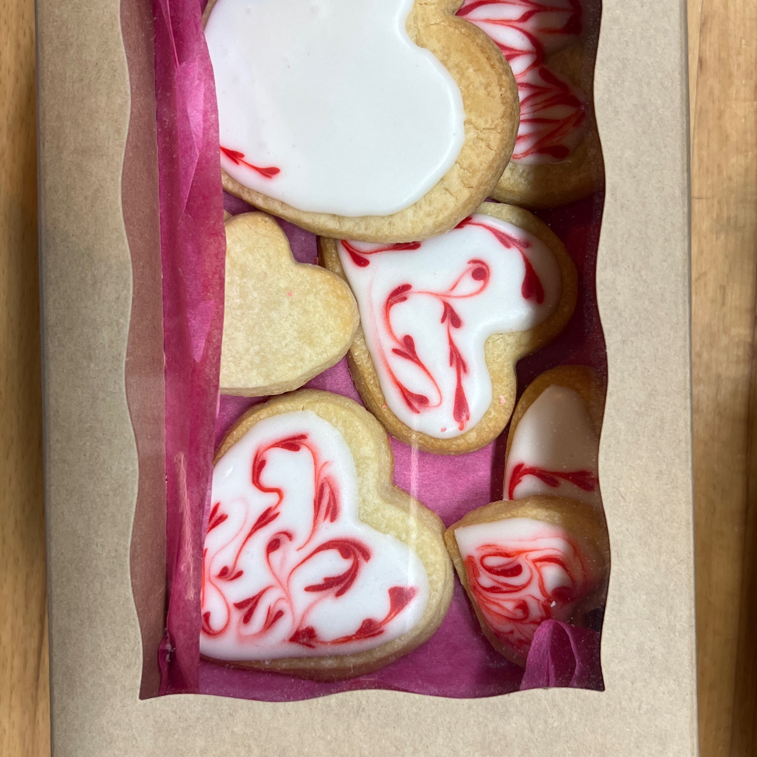 Heart Cookies - small box | The Cow Path Bakery