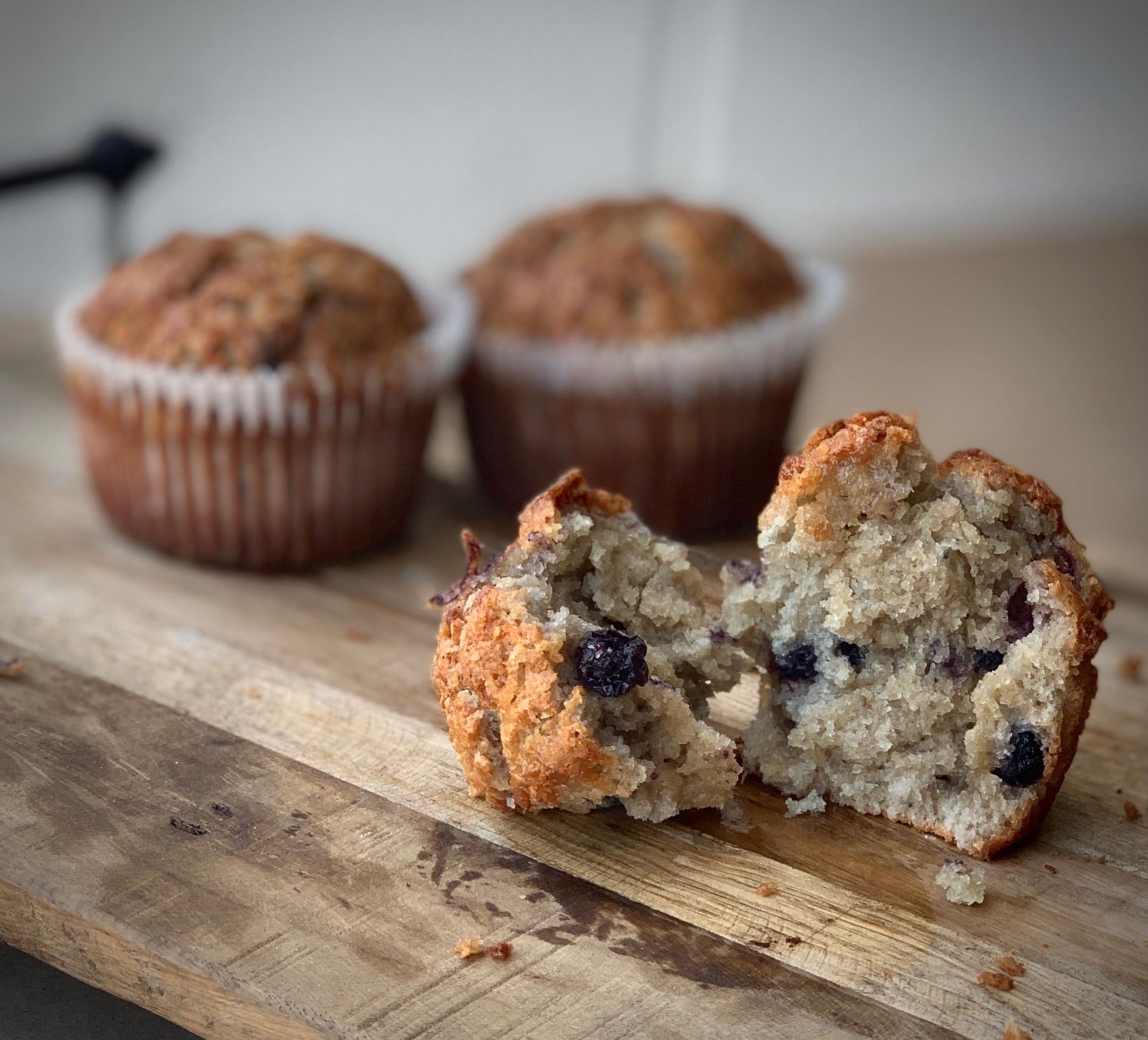 Blueberry Muffins | The Cow Path Bakery